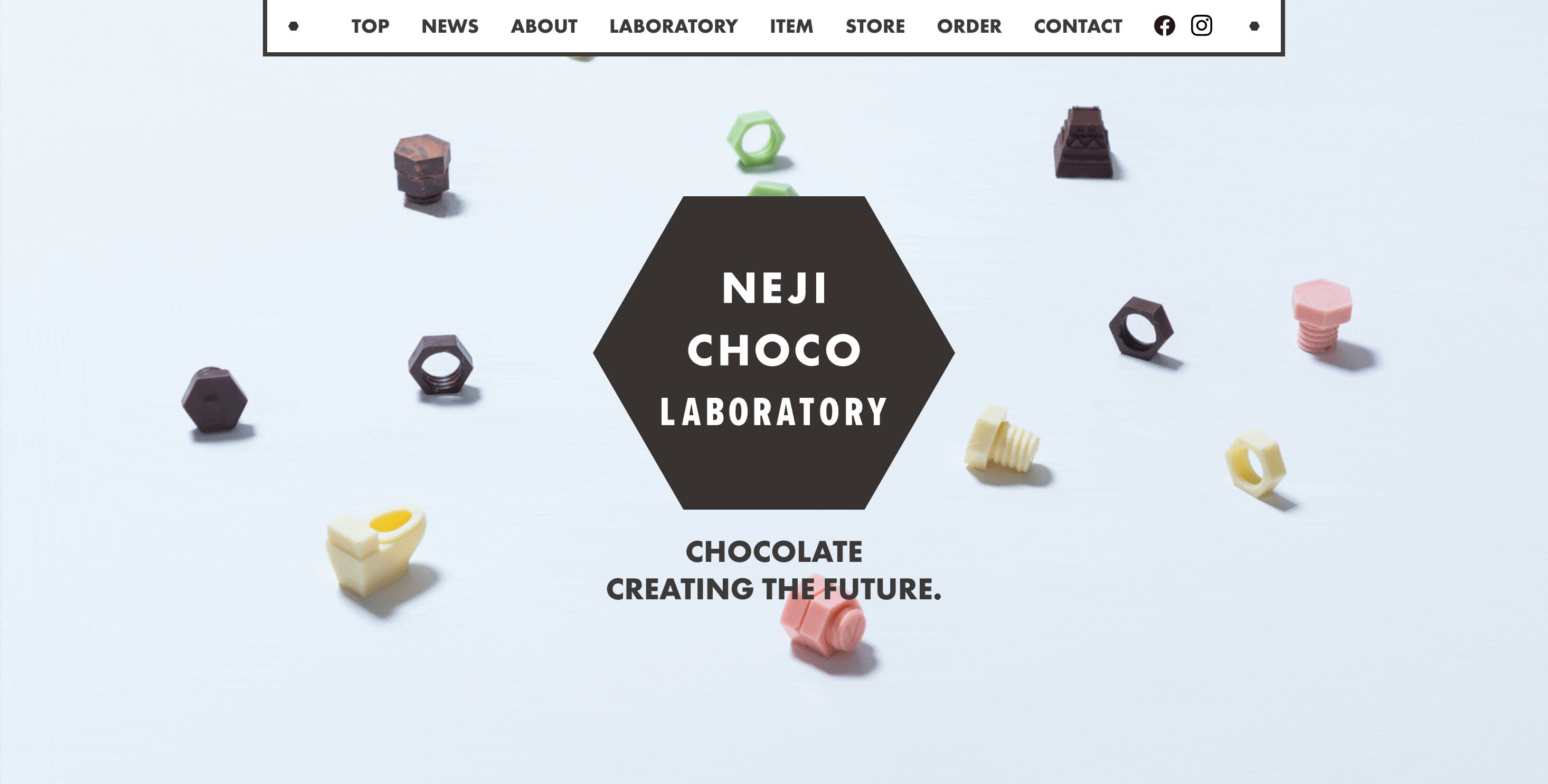 NEJI CHOCO LABORATORY | umeboshi - 女性向けWebデザインの参考サイト集